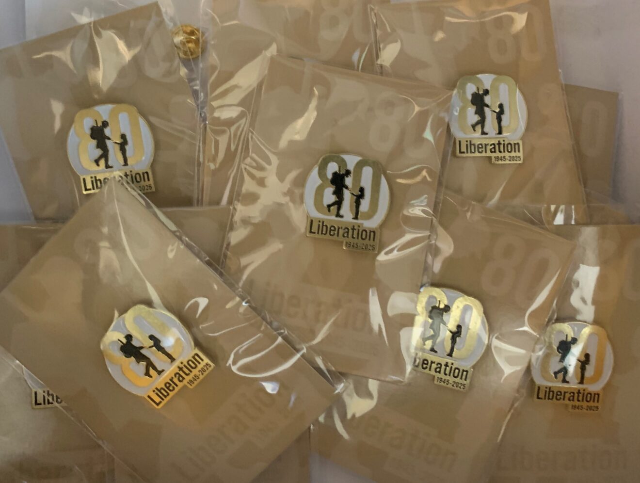 Liberation 80 Pin Badges Now Available! | Parish of St Lawrence